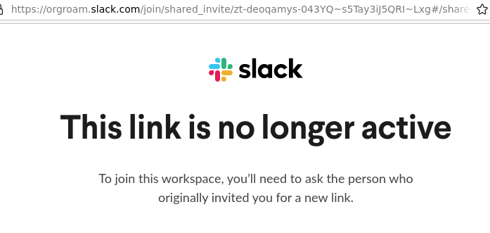 Link to join Slack seems to be expired · Issue #1898 · org-roam/org ...