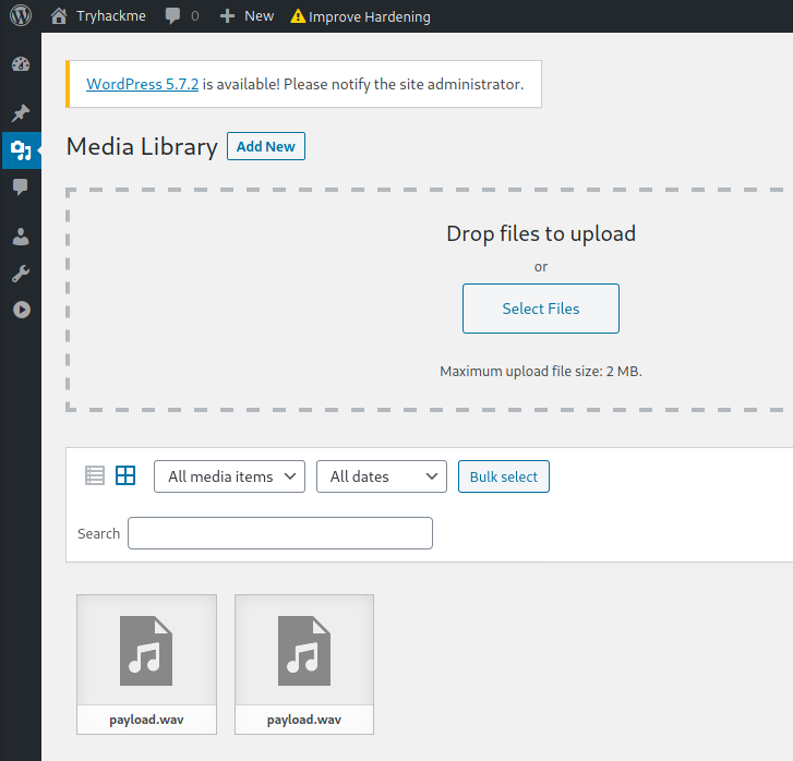 Writeups Tryhackme Wordpress Cve202129447 Readme Md At Main · Assassinukg Writeups · Github