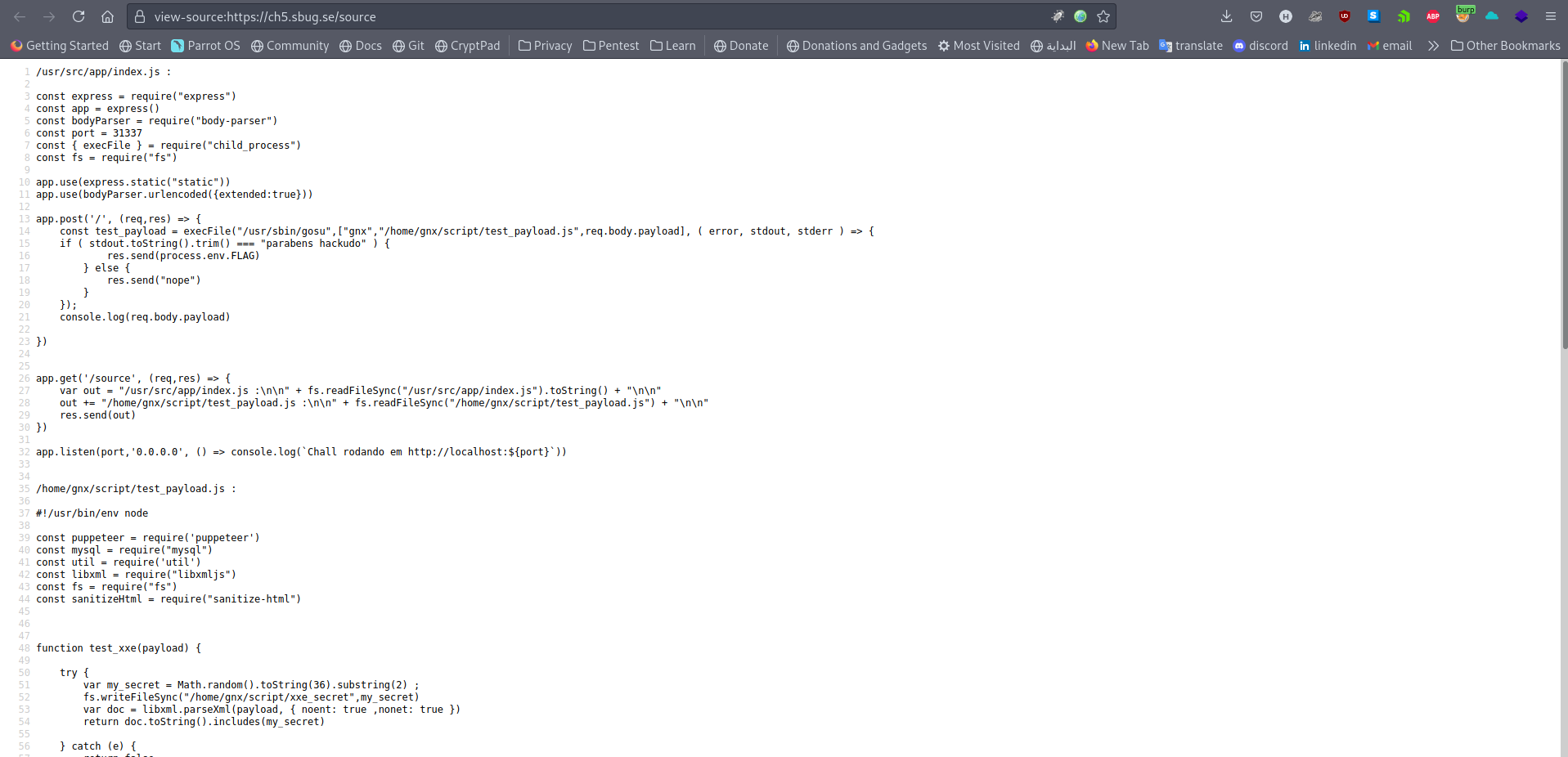 ctf-writeups/secure-bug-2021.md at main · alien0x/ctf-writeups · GitHub