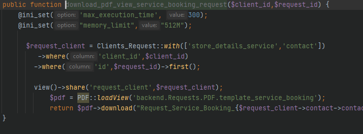 HTTP Error 500 · Issue #332 · barryvdh/laravel-dompdf · GitHub