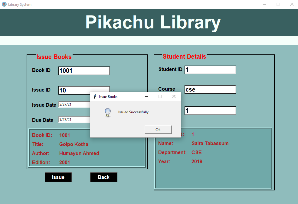GitHub - sairatabassum/Library-Management-system