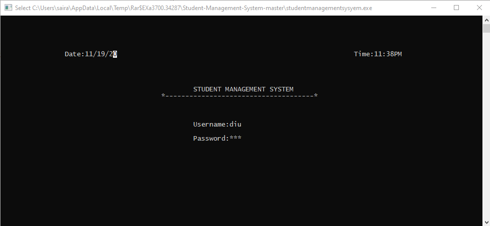 GitHub - sairatabassum/Student-Management-System: First C Program Project