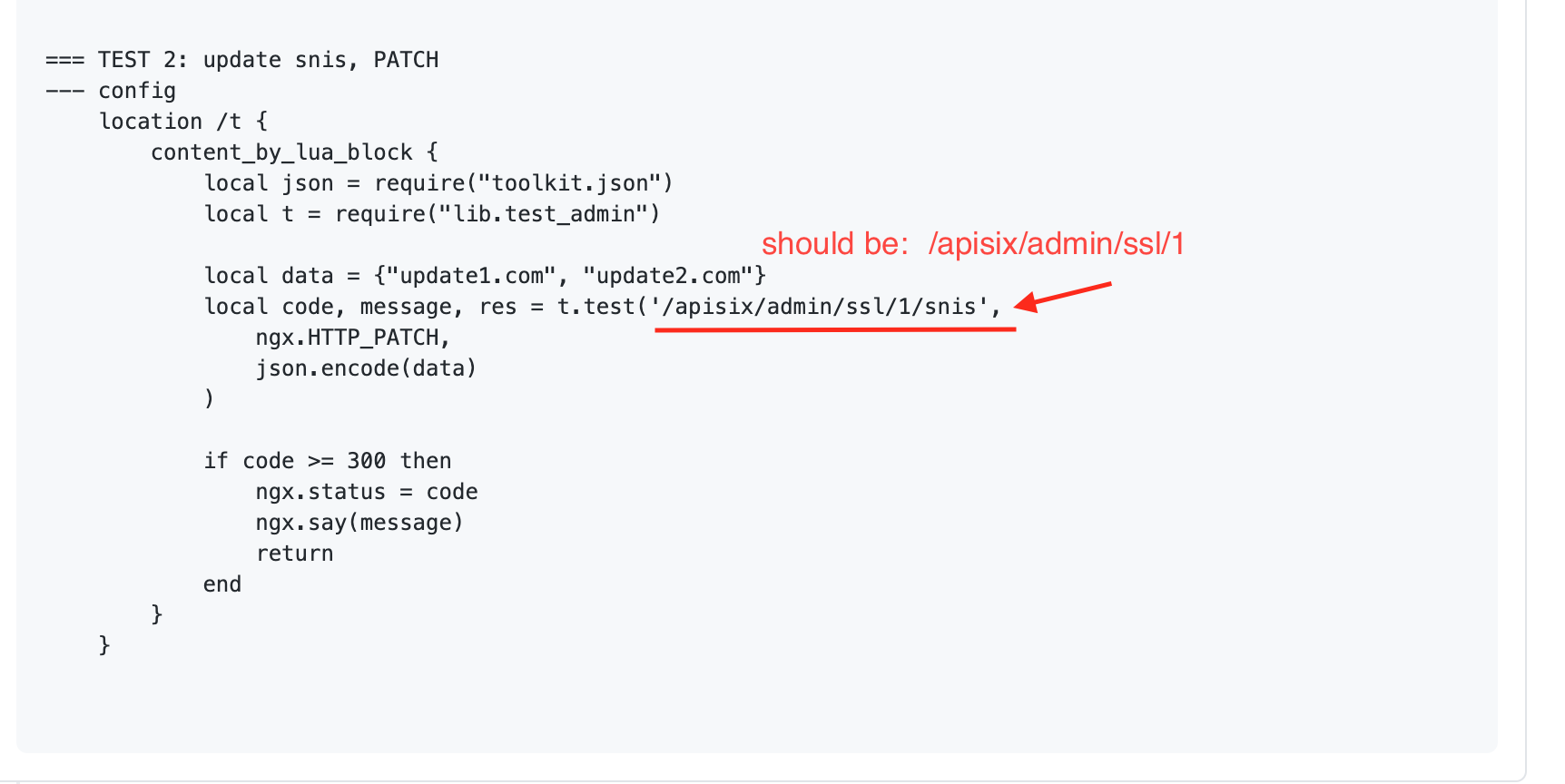 bug: Not support updating snis with PATCH · Issue #3351 · apache/apisix · GitHub
