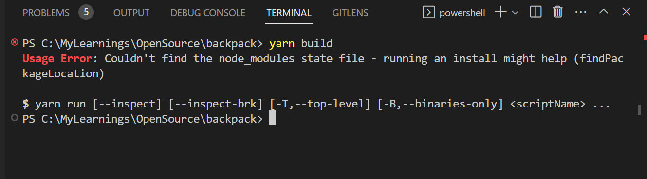 PFA: Getting this error on npm build (trying to clone and run app in my system) · Issue #3604 ...
