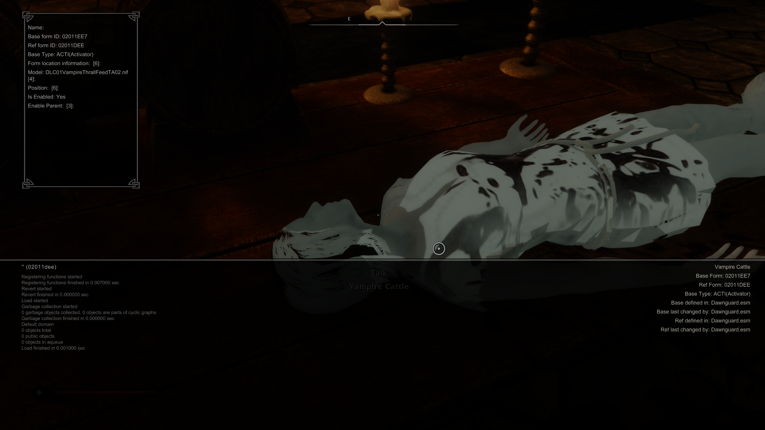 Vampire Cattle with a grey face at Castle Volkihar · Issue #71 ...