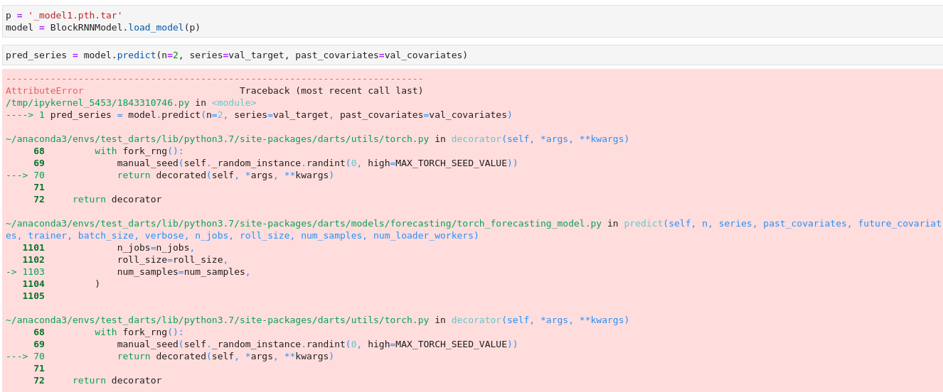 [BUG] Loading a model error · Issue #1008 · unit8co/darts · GitHub