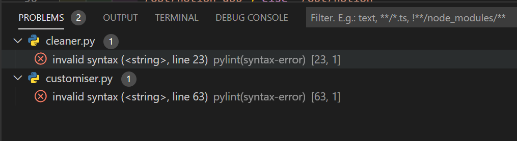 Syntax Error when running customiser.py · Issue #24 · notion-enhancer ...