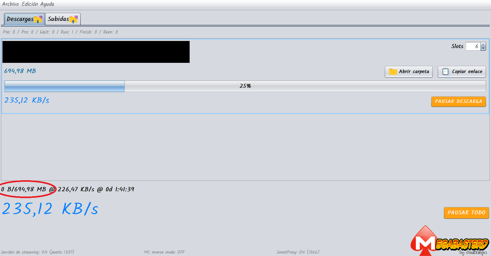 ¿Bug visual? · Issue #75 · tonikelope/megabasterd · GitHub