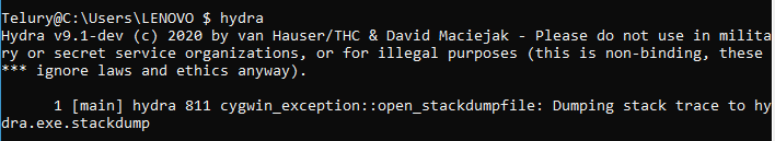 Hydra closing instantly · Issue #31 · maaaaz/thc-hydra-windows · GitHub
