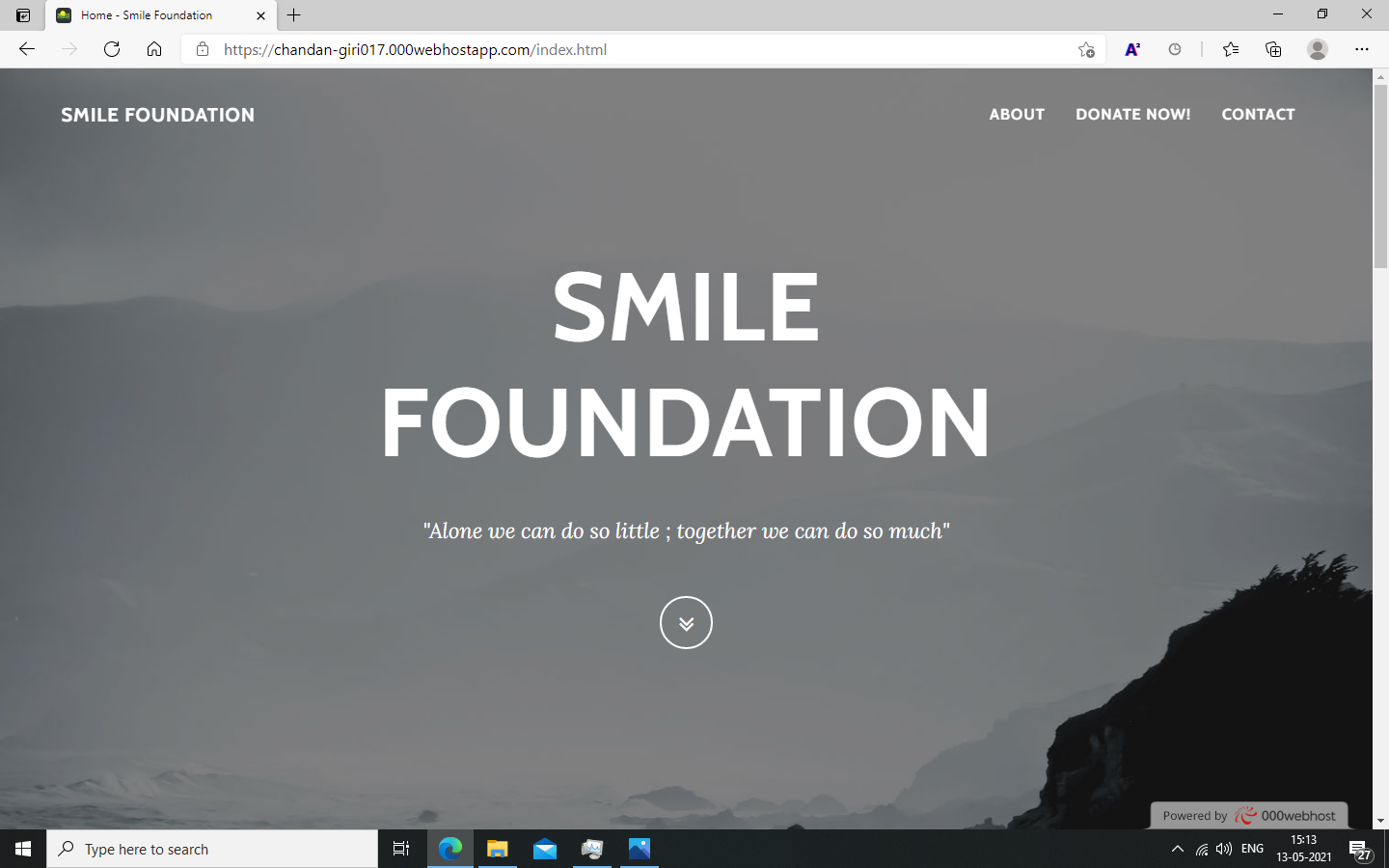 GitHub - Chandan017/Smile_Foundation: This is a simple website where payment gateway is ...