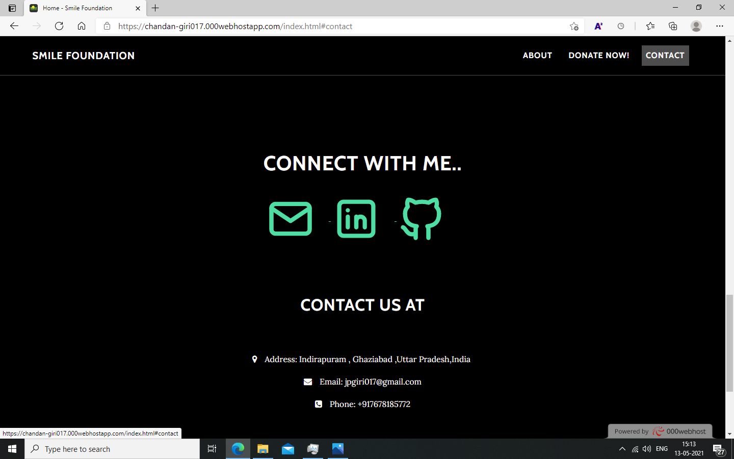 GitHub - Chandan017/Smile_Foundation: This is a simple website where payment gateway is ...