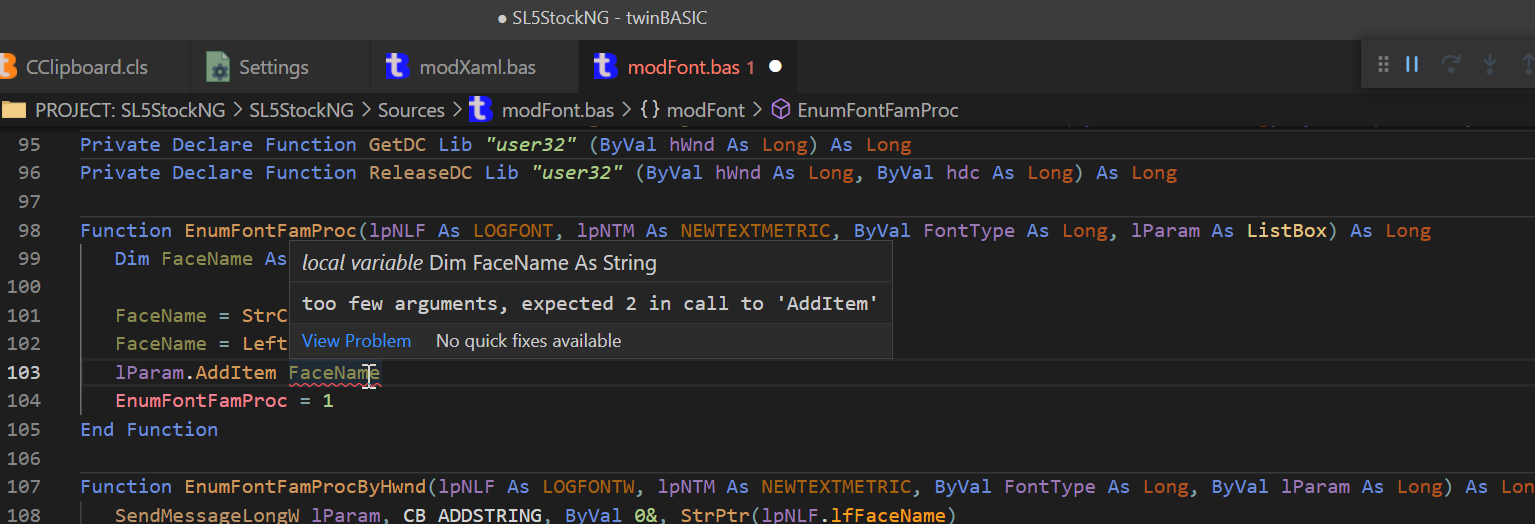 tB ListBox.AddItem Method Signature is Incompatible with VB6 ListBox.AddItem Method Signature ...