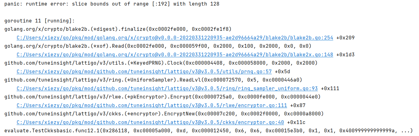 The Error Of Encryption Algorithms In Different Goroutine? · Issue 226 3663