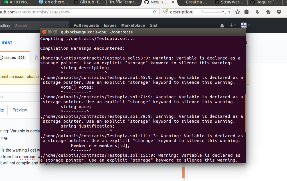 Explicit "storage" keyword · Issue #2903 · ethereum/mist · GitHub