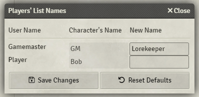 Improve Players List · Issue #9077 · foundryvtt/foundryvtt · GitHub