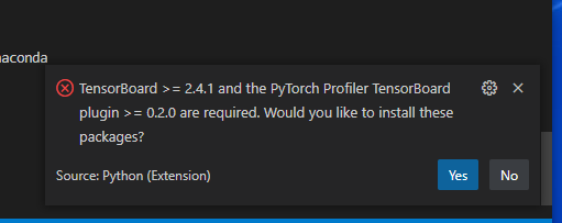 Cannot Open The Tensorboard In Vscode After Installing Required Package · Issue 11976 6553