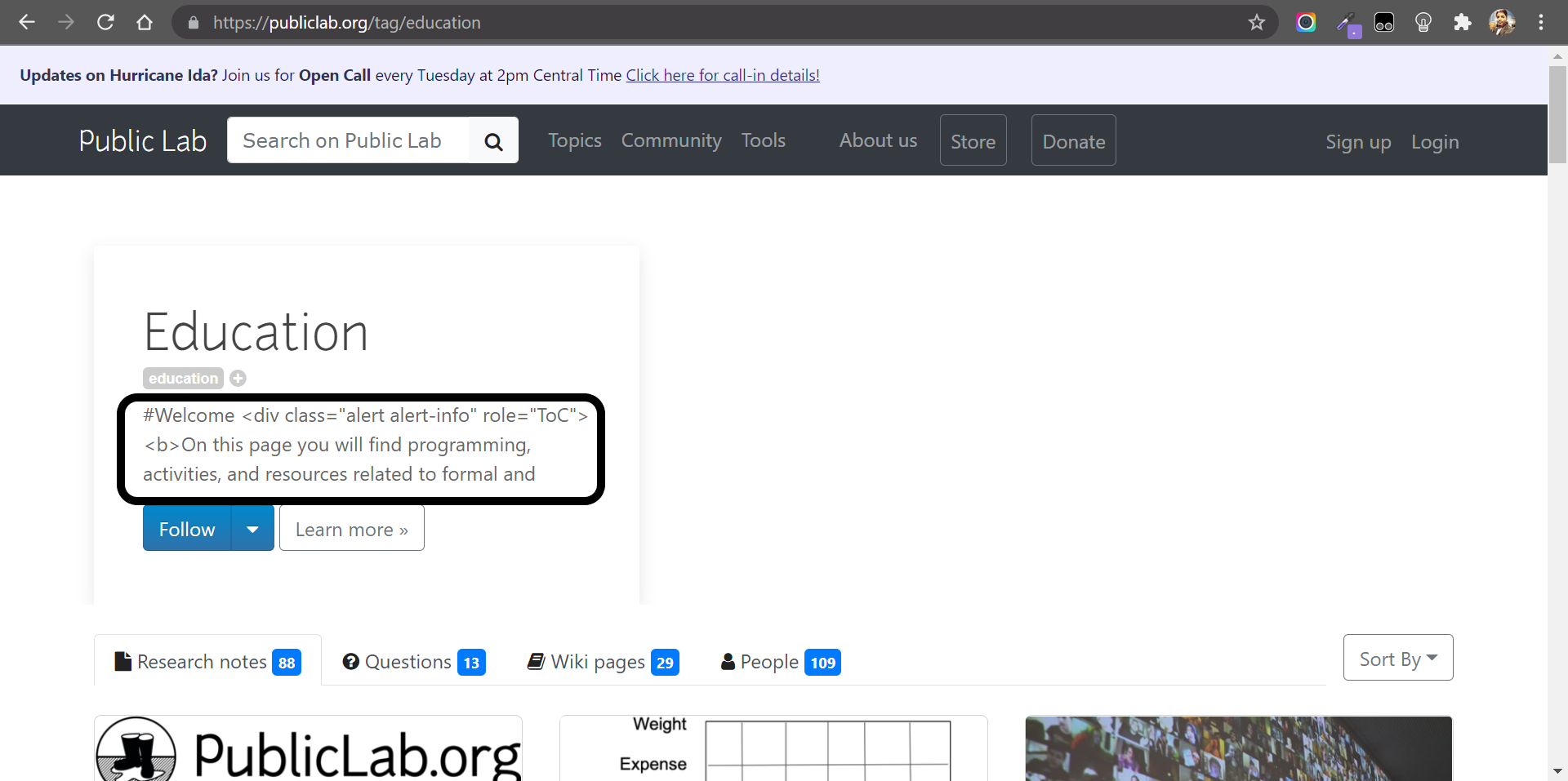 Markup Mistake · Issue #10231 · publiclab/plots2 · GitHub