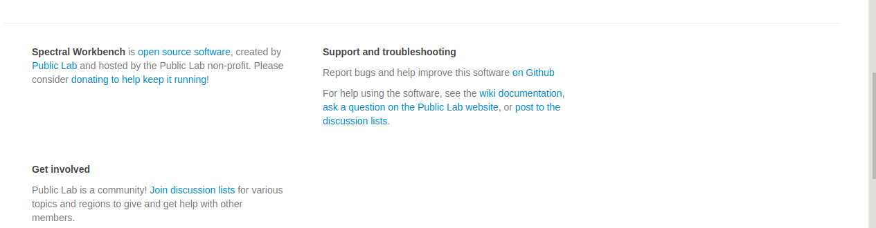Remove white-space for footer · Issue #472 · publiclab/spectral-workbench · GitHub