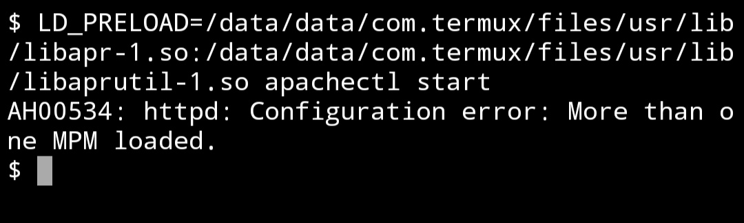 httpd wont load libphp7.so, error is: cannot locate symbol "apr_pool ...
