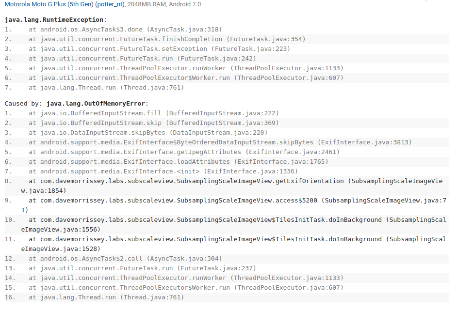 OutOfMemoryError · Issue #369 · davemorrissey/subsampling-scale-image-view · GitHub