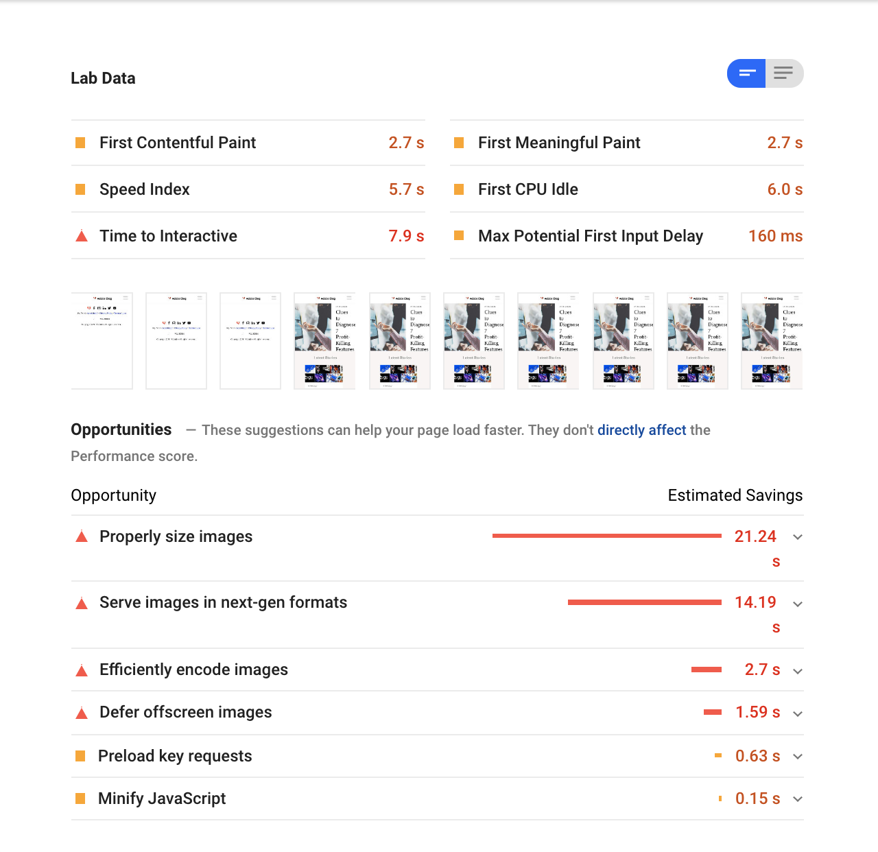 Fix Lighthouse score issues · Issue #43 · adobe/theblog · GitHub