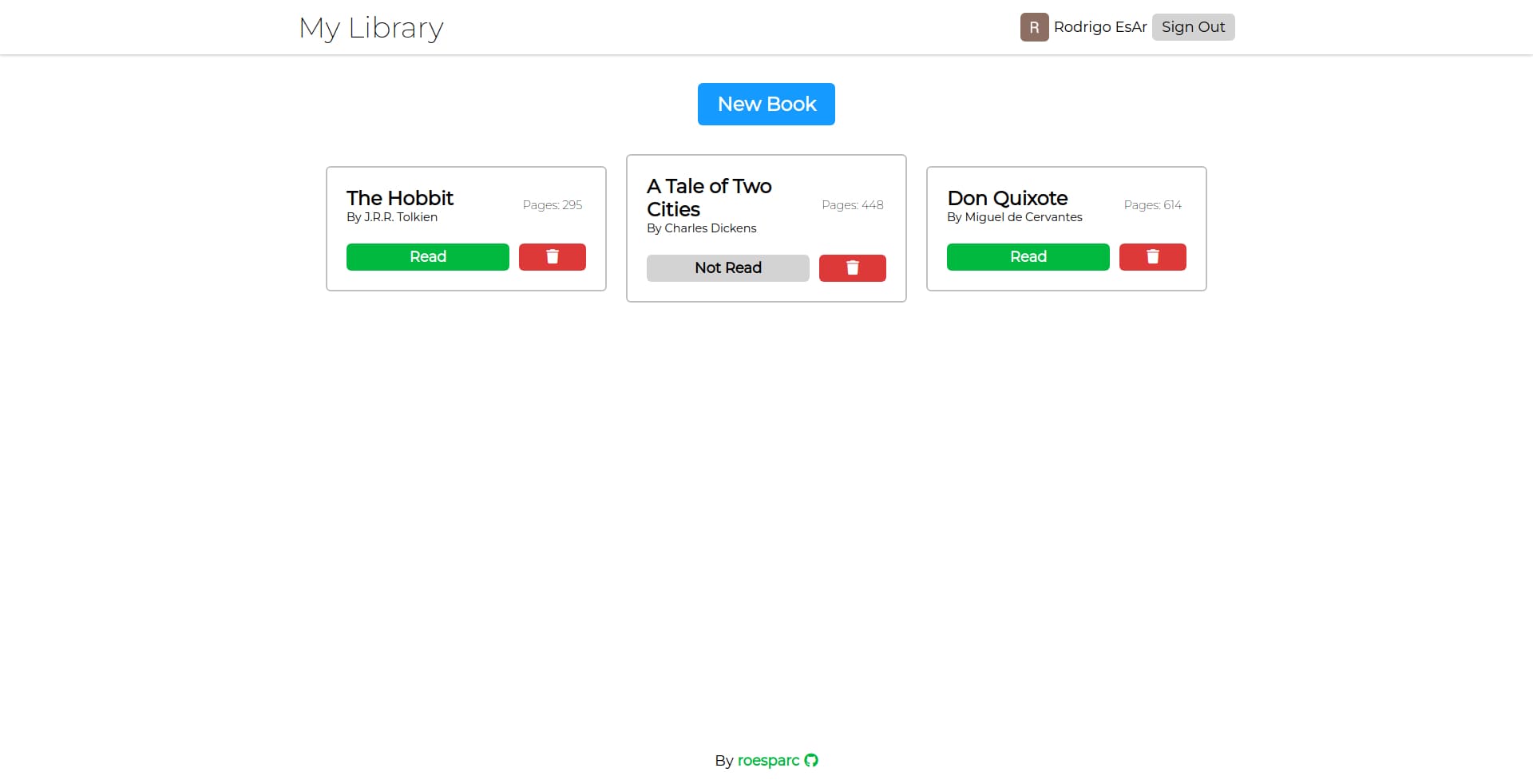 GitHub - roesparc/Library: JavaScript: Classes and constructors. Firebase for cloud storing.