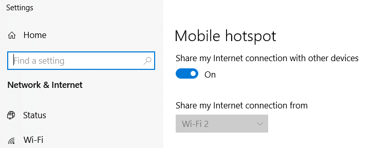 Windows 10 mobile hotspot shortcut · GitHub