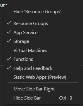 Azure Static Web Apps (Preview) extension does not appear when installed · Issue #306 ...
