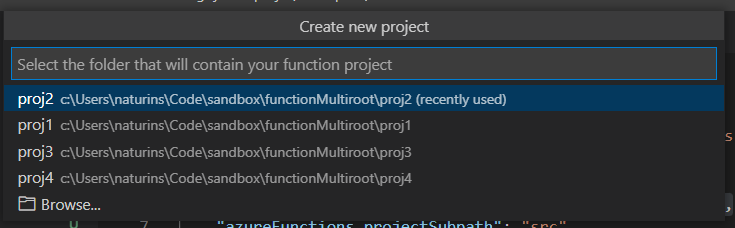 Errors when trying to create a function in a sub folder · Issue #3204 · microsoft/vscode ...