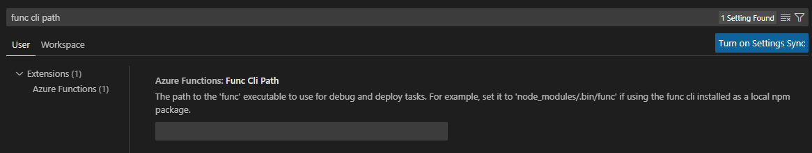 VSCode unable to find installed Azure Function Core Tools · Issue #3651 · microsoft/vscode ...