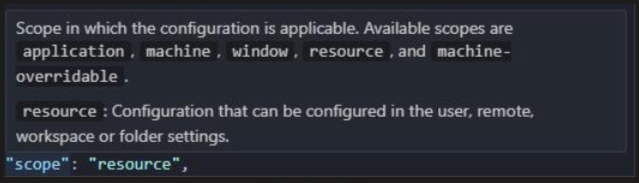Add new scope to VS Code settings for only workspace configurable · Issue #191834 · microsoft ...