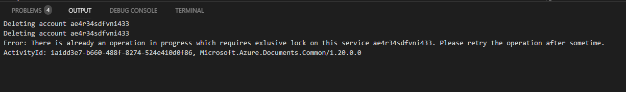 Delete accounts in extension · Issue #348 · microsoft/vscode-cosmosdb · GitHub