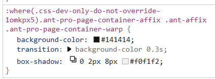 🐛[BUG] PageContainer在暗黑模式下fixedHeader背景颜色不正确 · Issue #6610 · ant-design/pro-components · GitHub