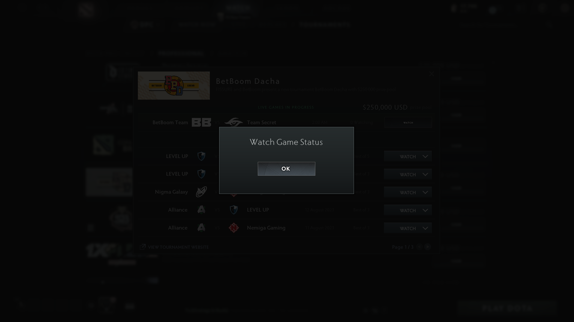 Fix Dotatv Tournaments Are Starting And We Cant Watch · Issue 11685 · Valvesoftwaredota2 