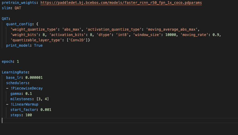 faster_rcnn量化推理报错 · Issue #3807 · PaddlePaddle/PaddleDetection · GitHub