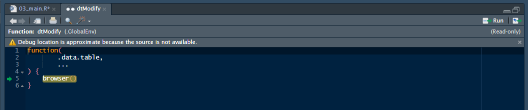 Debugger - pointless read-only window · Issue #11806 · rstudio/rstudio ...