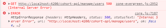 API - Error 500 (Internal Server Error) on loading Users from Admin ...