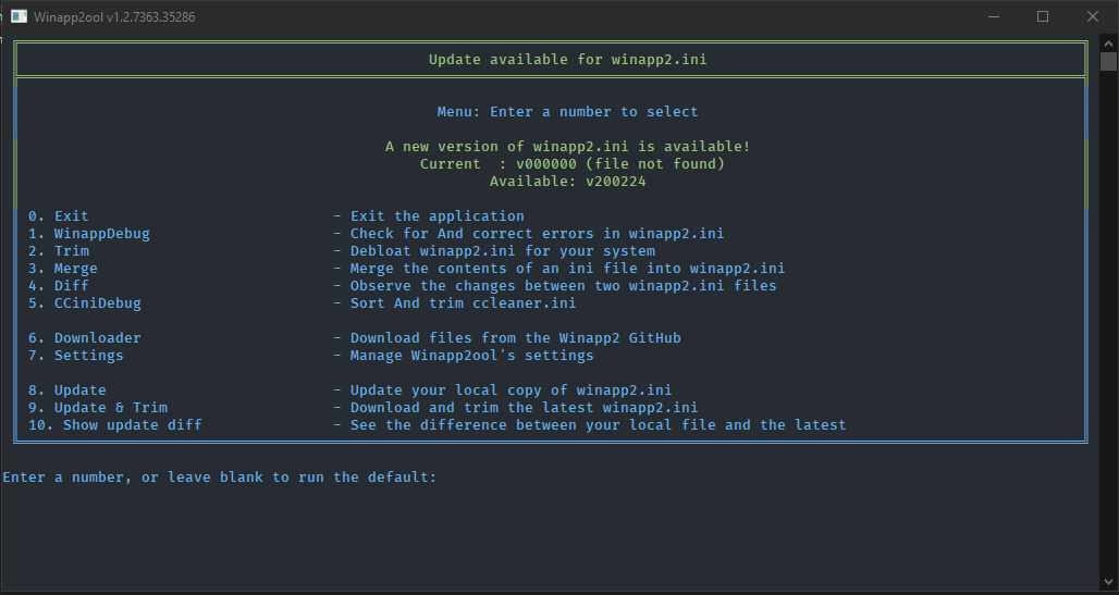 winapp2ool v1.0x development branch bugs · Issue #380 · MoscaDotTo ...