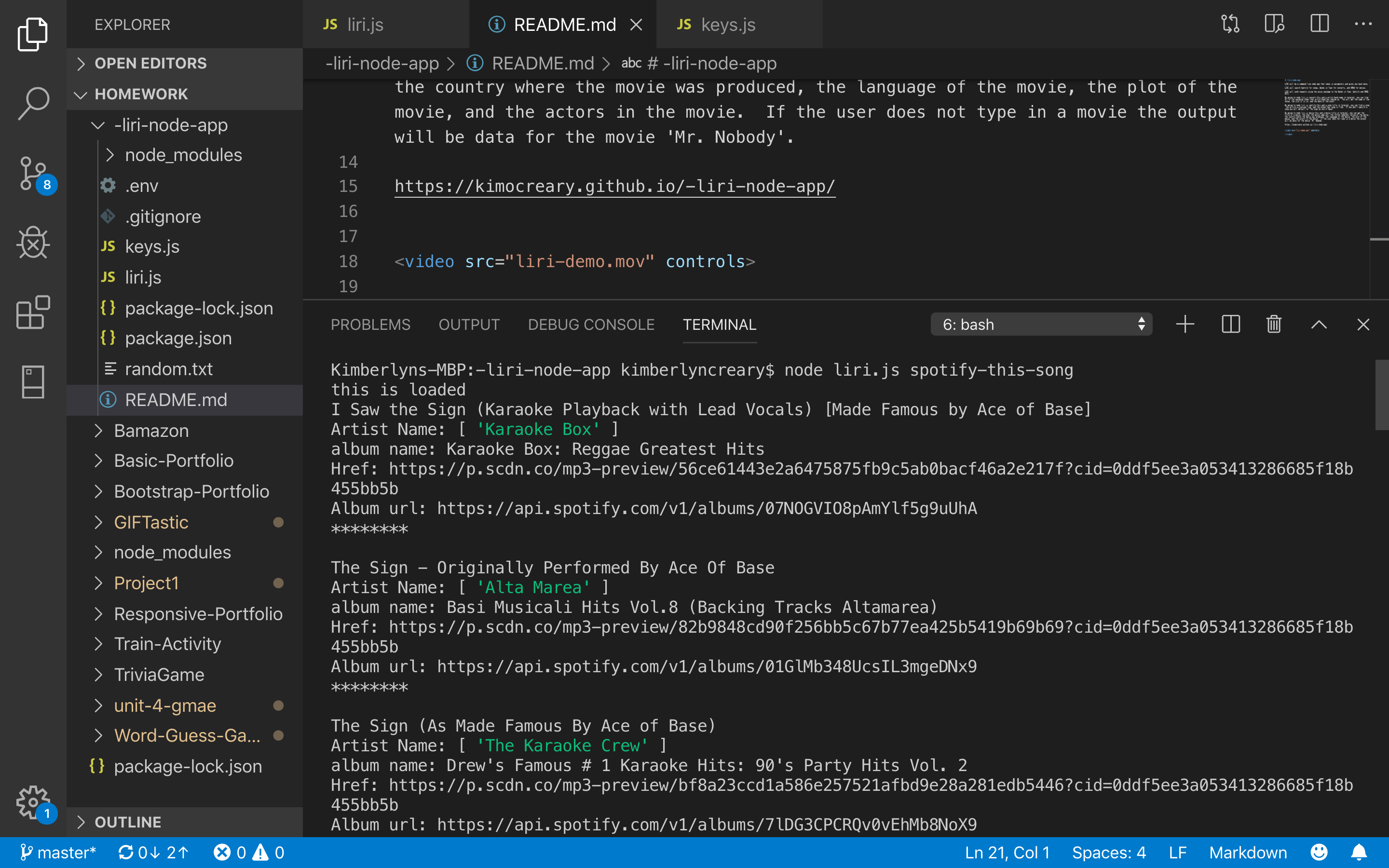 GitHub - kimocreary/Liri-Node