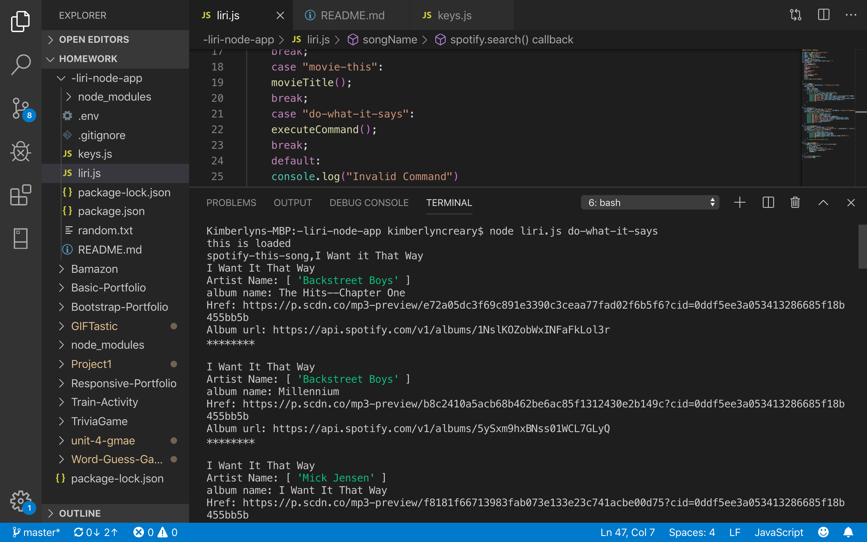 GitHub - kimocreary/Liri-Node