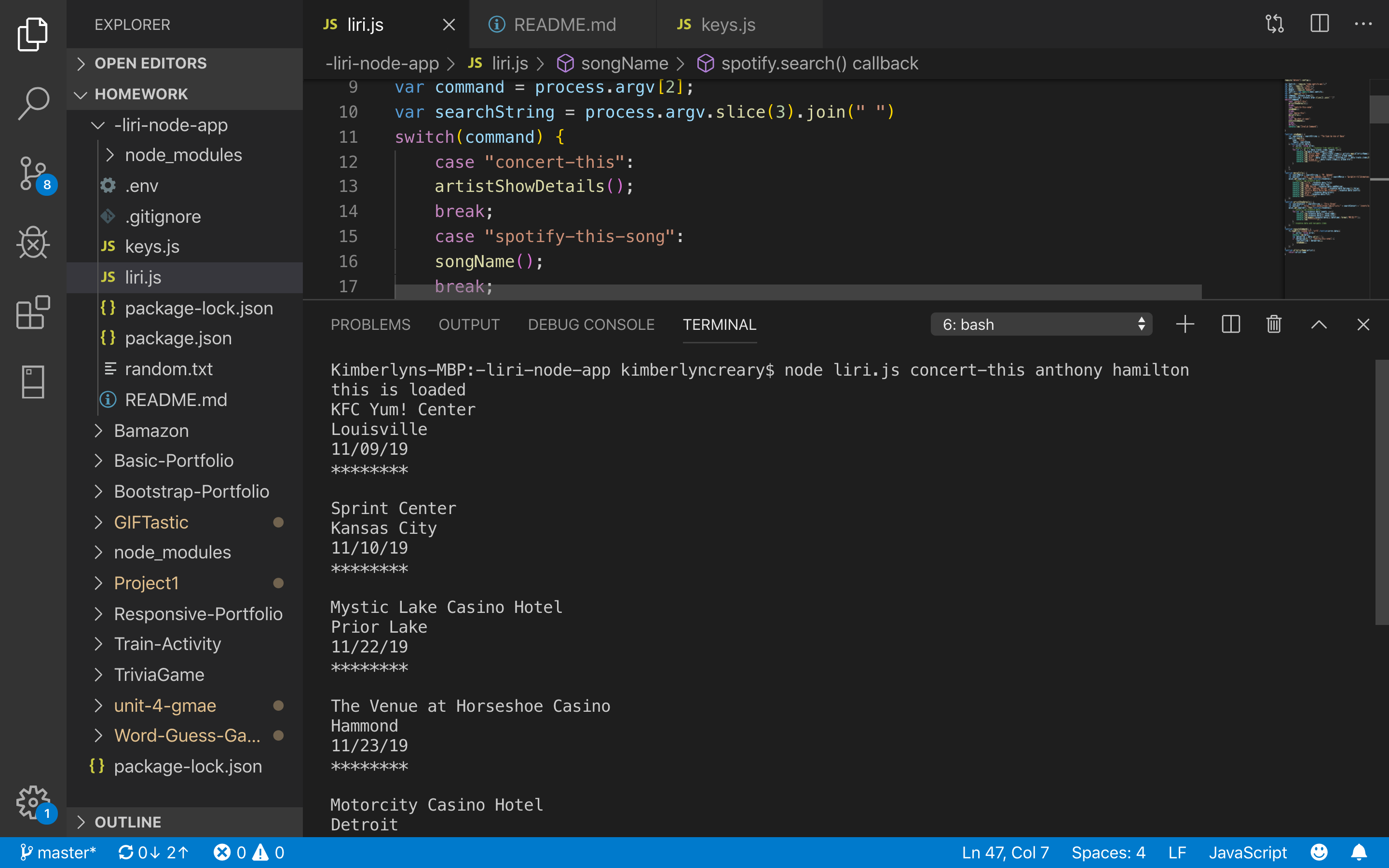 GitHub - kimocreary/Liri-Node