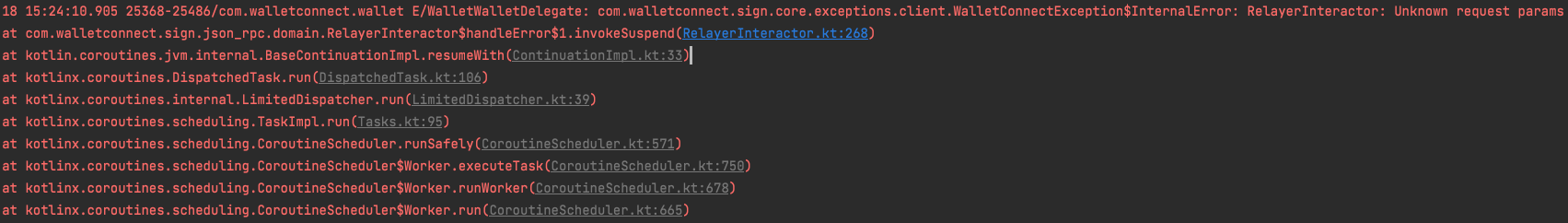 When the json string in SessionRequest.params contains null, the parsing fails · Issue #354 ...