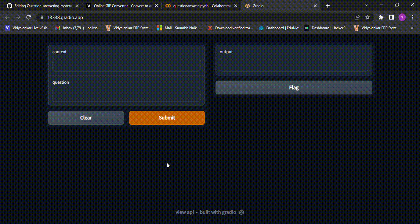 GitHub - saurabhznaikz/Question-answering-system-using-Bert