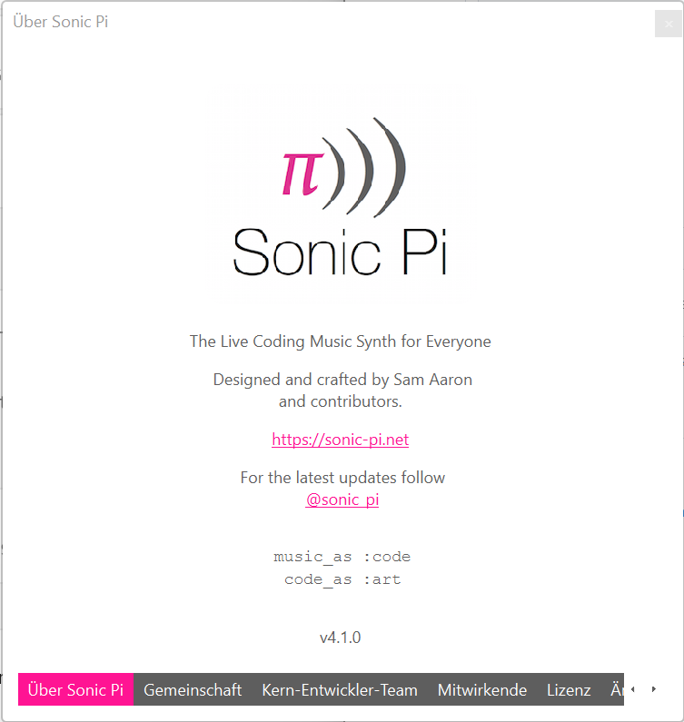 Reported Version On Windows Broken · Issue 3211 · Sonic Pi Netsonic 