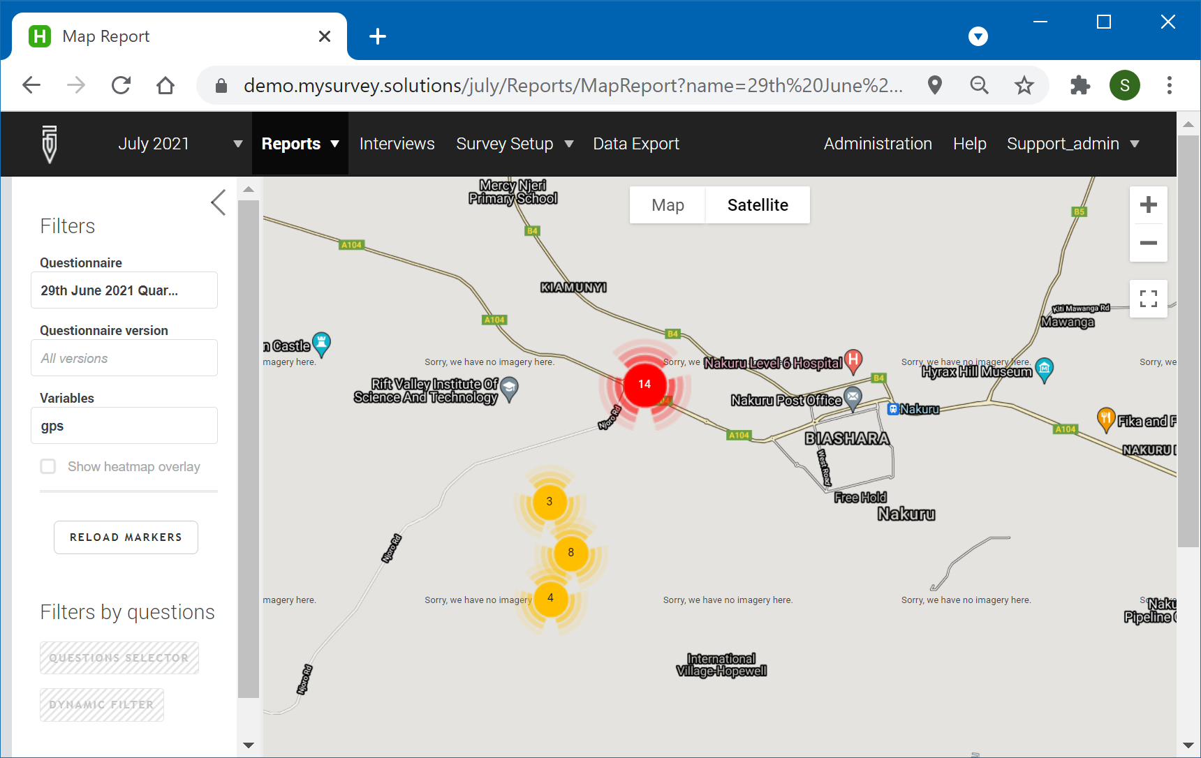 "We don't have imagery here" is displayed on Google maps · Issue #1346 ...