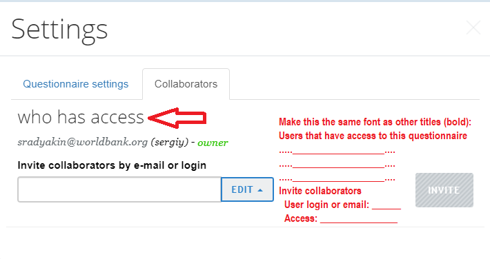 Reformat The Collaboratorsshare Dialog · Issue 1420 · Surveysolutionssurveysolutions · Github 