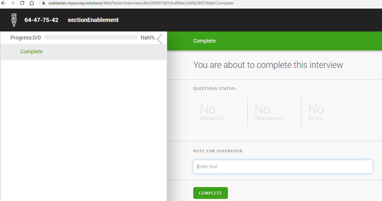NaN shown in progress indicator · Issue #1517 · surveysolutions/surveysolutions · GitHub