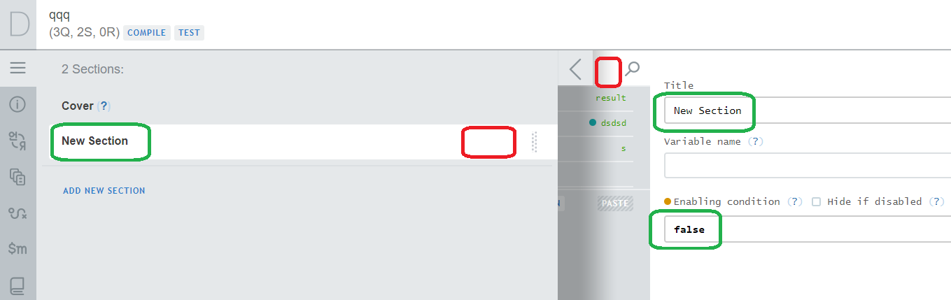 Enabling condition is not reflected for sections · Issue #1570 ...