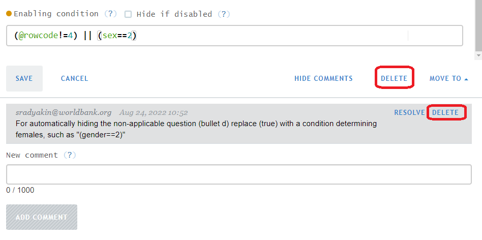 Two Delete Buttons · Issue 2001 · Surveysolutions Surveysolutions · Github